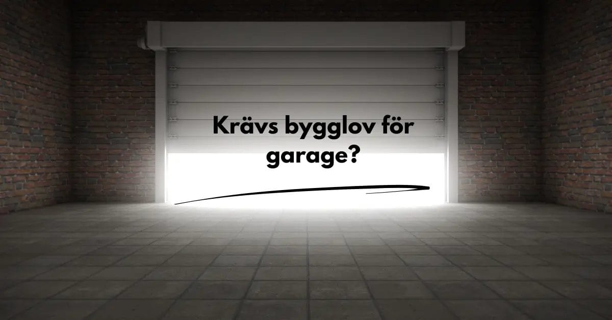 Krävs bygglov för garage? Bygglov Carport till Garage 2025